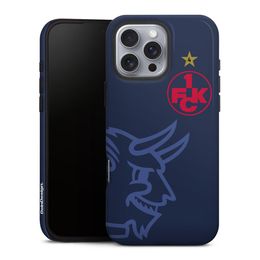 DeinDesign iPhone 16 Pro Max Handy Panzer Handyh&uuml;lle robuste Outdoor H&uuml;lle Schutzh&uuml;lle gl&auml;nzend Logo 1. Fc Kaiserslautern 1. Fck Tough Case
