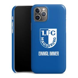 DeinDesign iPhone 12 Pro Handy Premium Case Smartphone Handyh&uuml;lle Schutzh&uuml;lle gl&auml;nzend Coat Of Arms Official Licensed Product 1. Fc Magdeburg Premium Case