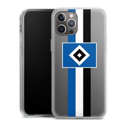 DeinDesign iPhone 12 Pro Max Handy Silikon H&uuml;lle Case transparent Handyh&uuml;lle Hamburger Sv Transparent Hsv Silikon Case