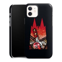 DeinDesign iPhone 12 Handy Premium Case Smartphone Handyh&uuml;lle Schutzh&uuml;lle gl&auml;nzend 1. Fc K&ouml;ln Cologne Cathedral Official Licensed Product Premium Case