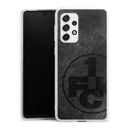 DeinDesign Galaxy A33 5G Handy Silikon H&uuml;lle Case transparent Handyh&uuml;lle Concrete 1. Fck 1. Fc Kaiserslautern Silikon Case