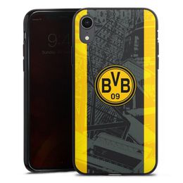 DeinDesign iPhone Xr Handy Silikon H&uuml;lle Case schwarz Handyh&uuml;lle Bvb Borussia Dortmund Stadium