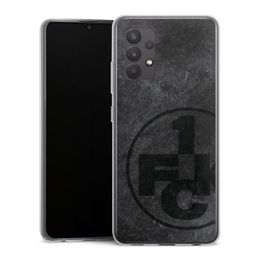 DeinDesign Galaxy A32 4G Handy Silikon H&uuml;lle Case transparent Handyh&uuml;lle Concrete 1. Fc Kaiserslautern 1. Fck Silikon Case