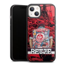 DeinDesign iPhone 13 Handy Gallery Case Handyh&uuml;lle 9H Geh&auml;rtetes Glas R&uuml;ckseite H&uuml;lle Official Licensed Product 1. Fc Kaiserslautern 1. Fck Gallery Case