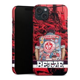 DeinDesign iPhone 15 Plus Handy Premium Case Smartphone Handyh&uuml;lle Schutzh&uuml;lle gl&auml;nzend Official Licensed Product 1. Fc Kaiserslautern 1. Fck Premium Case