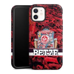 DeinDesign iPhone 12 mini Handy Panzer Handyh&uuml;lle robuste Outdoor H&uuml;lle Schutzh&uuml;lle gl&auml;nzend 1. Fc Kaiserslautern 1. Fck Official Licensed Product Tough Case