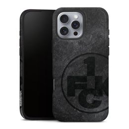 DeinDesign iPhone 16 Pro Max Handy Panzer Handyh&uuml;lle robuste Outdoor H&uuml;lle Schutzh&uuml;lle gl&auml;nzend Concrete 1. Fc Kaiserslautern 1. Fck Tough Case