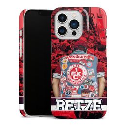 DeinDesign iPhone 13 Pro Handy Premium Case Smartphone Handyh&uuml;lle Schutzh&uuml;lle gl&auml;nzend Official Licensed Product 1. Fc Kaiserslautern 1. Fck Premium Case