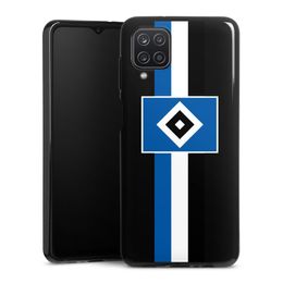 DeinDesign Galaxy A12 Handy Silikon H&uuml;lle Case schwarz Handyh&uuml;lle Hamburger Sv Transparent Hsv