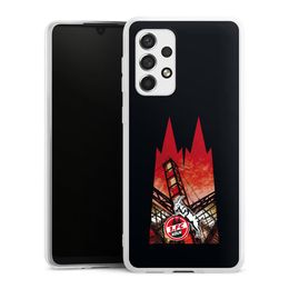 DeinDesign Galaxy A33 5G Handy Silikon H&uuml;lle Case transparent Handyh&uuml;lle 1. Fc K&ouml;ln Cologne Cathedral Official Licensed Product Silikon Case