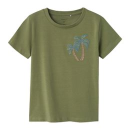name it T-Shirt T-Shirt Hakan Oil Green 104, 104