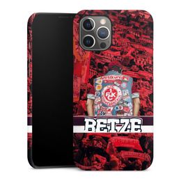 DeinDesign iPhone 12 Pro Max Handy Premium Case Smartphone Handyh&uuml;lle Schutzh&uuml;lle matt 1. Fc Kaiserslautern 1. Fck Official Licensed Product Premium Case