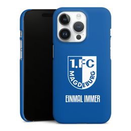 DeinDesign iPhone 14 Pro Handy Premium Case Smartphone Handyh&uuml;lle Schutzh&uuml;lle matt Coat Of Arms Official Licensed Product 1. Fc Magdeburg Premium Case