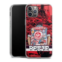 DeinDesign iPhone 12 Pro Max Handy Silikon H&uuml;lle Case transparent Handyh&uuml;lle 1. Fck Official Licensed Product 1. Fc Kaiserslautern Silikon Case