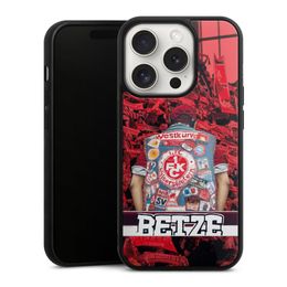 DeinDesign iPhone 15 Pro Handy Gallery Case Handyh&uuml;lle 9H Geh&auml;rtetes Glas R&uuml;ckseite H&uuml;lle Official Licensed Product 1. Fc Kaiserslautern 1. Fck Gallery Case