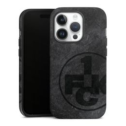 DeinDesign iPhone 14 Pro Handy Panzer Handyh&uuml;lle robuste Outdoor H&uuml;lle Schutzh&uuml;lle matt Concrete 1. Fc Kaiserslautern 1. Fck Tough Case