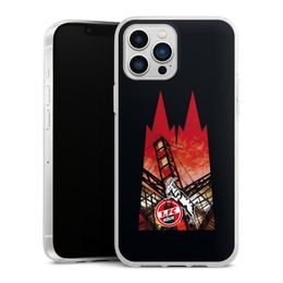 DeinDesign iPhone 13 Pro Max Handy Silikon H&uuml;lle Case transparent Handyh&uuml;lle 1. Fc K&ouml;ln Cologne Cathedral Official Licensed Product Silikon Case