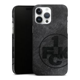 DeinDesign iPhone 14 Pro Max Handy Premium Case Smartphone Handyh&uuml;lle Schutzh&uuml;lle matt Concrete 1. Fc Kaiserslautern 1. Fck Premium Case
