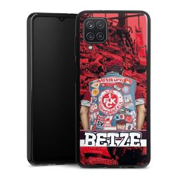 DeinDesign Galaxy A12 Handy Silikon H&uuml;lle Case schwarz Handyh&uuml;lle 1. Fc Kaiserslautern 1. Fck Official Licensed Product