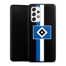 DeinDesign Galaxy A53 5G Handy Silikon H&uuml;lle Case schwarz Handyh&uuml;lle Hamburger Sv Transparent Hsv