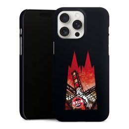 DeinDesign iPhone 15 Pro Max Handy Premium Case Smartphone Handyh&uuml;lle Schutzh&uuml;lle matt 1. Fc K&ouml;ln Cologne Cathedral Official Licensed Product Premium Case