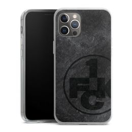 DeinDesign iPhone 12 Pro Max Handy Silikon H&uuml;lle Case transparent Handyh&uuml;lle Concrete 1. Fc Kaiserslautern 1. Fck Silikon Case
