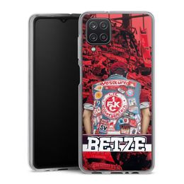 DeinDesign Galaxy A12 Handy Silikon H&uuml;lle Case transparent Handyh&uuml;lle 1. Fc Kaiserslautern 1. Fck Official Licensed Product Silikon Case
