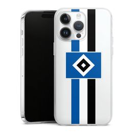 DeinDesign iPhone 14 Pro Max Handy Silikon H&uuml;lle Case transparent Handyh&uuml;lle Hamburger Sv Transparent Hsv Silikon Case