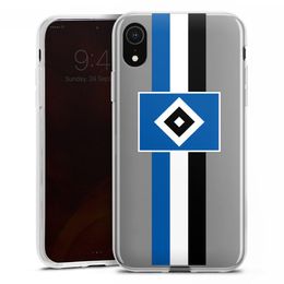 DeinDesign iPhone Xr Handy Silikon H&uuml;lle Case transparent Handyh&uuml;lle Hamburger Sv Transparent Hsv Silikon Case