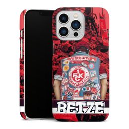 DeinDesign iPhone 13 Pro Handy Premium Case Smartphone Handyh&uuml;lle Schutzh&uuml;lle matt Official Licensed Product 1. Fc Kaiserslautern 1. Fck Premium Case
