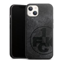 DeinDesign iPhone 13 Handy Gallery Case Handyh&uuml;lle 9H Geh&auml;rtetes Glas R&uuml;ckseite H&uuml;lle Concrete 1. Fc Kaiserslautern 1. Fck Gallery Case