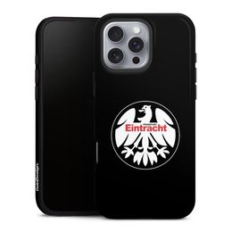DeinDesign iPhone 16 Pro Max Handy Panzer Handyh&uuml;lle robuste Outdoor H&uuml;lle Schutzh&uuml;lle gl&auml;nzend Eintracht Frankfurt Sge Official Licensed Product Tough Case
