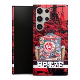 DeinDesign Galaxy S24 Ultra Handy Premium Case Smartphone Handyh&uuml;lle Schutzh&uuml;lle gl&auml;nzend Official Licensed Product 1. Fc Kaiserslautern 1. Fck Premium Case