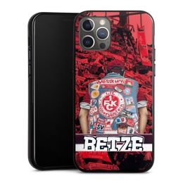DeinDesign iPhone 12 Pro Handy Silikon H&uuml;lle Case schwarz Handyh&uuml;lle 1. Fck Official Licensed Product 1. Fc Kaiserslautern