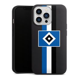 DeinDesign iPhone 13 Pro Handy Premium Silikon H&uuml;lle Handyh&uuml;lle schwarz Case Hamburger Sv Transparent Hsv Silikon Premium Case