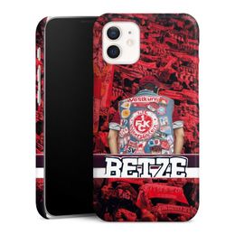 DeinDesign iPhone 12 mini Handy Premium Case Smartphone Handyh&uuml;lle Schutzh&uuml;lle gl&auml;nzend 1. Fc Kaiserslautern 1. Fck Official Licensed Product Premium Case
