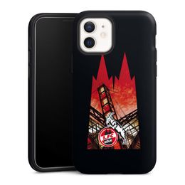 DeinDesign iPhone 12 mini Handy Panzer Handyh&uuml;lle robuste Outdoor H&uuml;lle Schutzh&uuml;lle matt 1. Fc K&ouml;ln Cologne Cathedral Official Licensed Product Tough Case