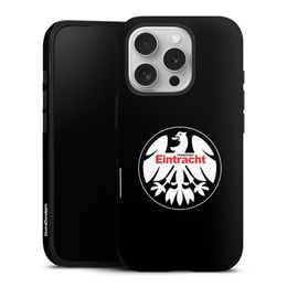 DeinDesign iPhone 16 Pro Handy Panzer Handyh&uuml;lle robuste Outdoor H&uuml;lle Schutzh&uuml;lle matt Eintracht Frankfurt Sge Official Licensed Product Tough Case