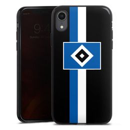 DeinDesign iPhone Xr Handy Silikon H&uuml;lle Case schwarz Handyh&uuml;lle Hamburger Sv Transparent Hsv