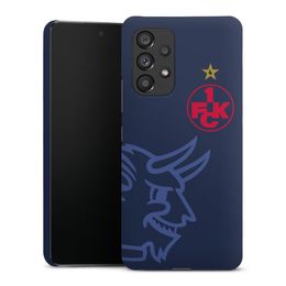 DeinDesign Galaxy A53 5G Handy Premium Case Smartphone Handyh&uuml;lle Schutzh&uuml;lle matt 1. Fc Kaiserslautern Logo 1. Fck Premium Case