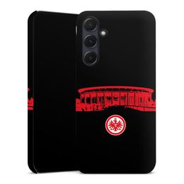 DeinDesign Galaxy A55 5G Handy Premium Case Smartphone Handyh&uuml;lle Schutzh&uuml;lle matt Official Licensed Product Eintracht Frankfurt Stadium Premium Case