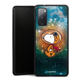 DeinDesign Galaxy S20 FE Handy Silikon H&uuml;lle Case schwarz Handyh&uuml;lle Official Licensed Product Astronaut Snoopy