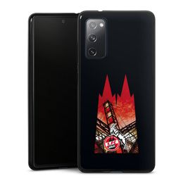 DeinDesign Galaxy S20 FE Handy Silikon H&uuml;lle Case schwarz Handyh&uuml;lle 1. Fc K&ouml;ln Cologne Cathedral Official Licensed Product