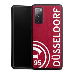 DeinDesign Galaxy S20 FE Handy Premium Silikon H&uuml;lle Handyh&uuml;lle schwarz Case Lettering F95 Fortuna D&uuml;sseldorf Silikon Premium Case