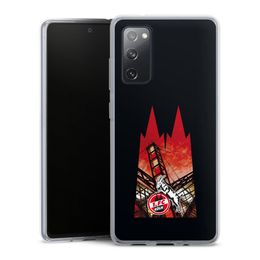 DeinDesign Galaxy S20 FE 5G Handy Silikon H&uuml;lle Case transparent Handyh&uuml;lle 1. Fc K&ouml;ln Cologne Cathedral Official Licensed Product Silikon Case