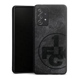 DeinDesign Galaxy A52s 5G Handy Premium Silikon H&uuml;lle Handyh&uuml;lle schwarz Case Concrete 1. Fc Kaiserslautern 1. Fck Silikon Premium Case