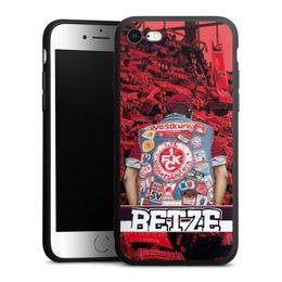 DeinDesign iPhone SE (2020) Handy Premium Silikon H&uuml;lle Handyh&uuml;lle schwarz Case 1. Fc Kaiserslautern 1. Fck Official Licensed Product Silikon Premium Case