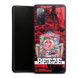 DeinDesign Galaxy S20 FE Handy Premium Silikon H&uuml;lle Handyh&uuml;lle schwarz Case 1. Fc Kaiserslautern 1. Fck Official Licensed Product Silikon Premium Case