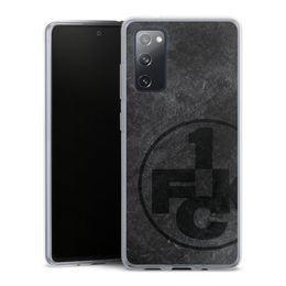 DeinDesign Galaxy S20 FE 5G Handy Silikon H&uuml;lle Case transparent Handyh&uuml;lle Concrete 1. Fck 1. Fc Kaiserslautern Silikon Case