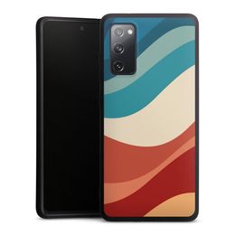 DeinDesign Galaxy S20 FE Handy Premium Silikon H&uuml;lle Handyh&uuml;lle schwarz Case Colour Wave Ombre Silikon Premium Case